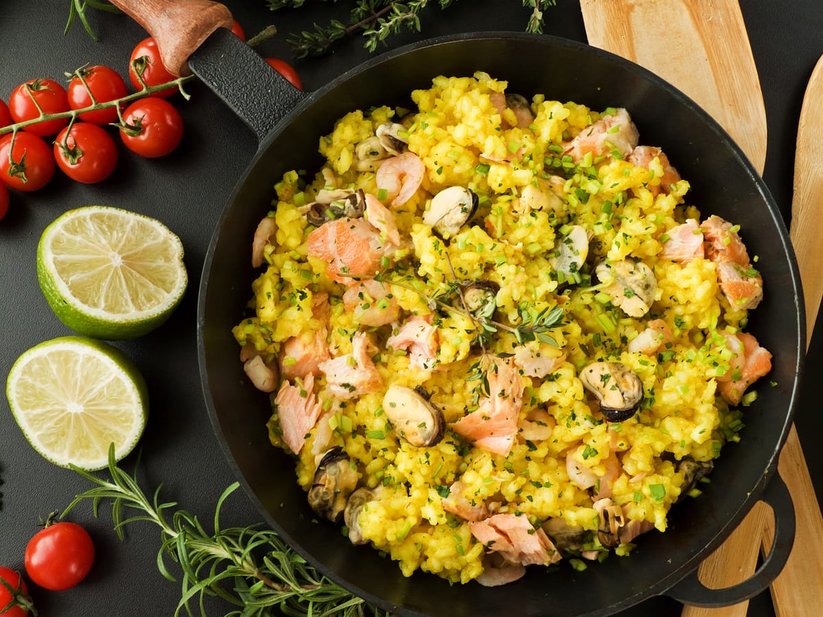 Rice with Clams and Shrimp