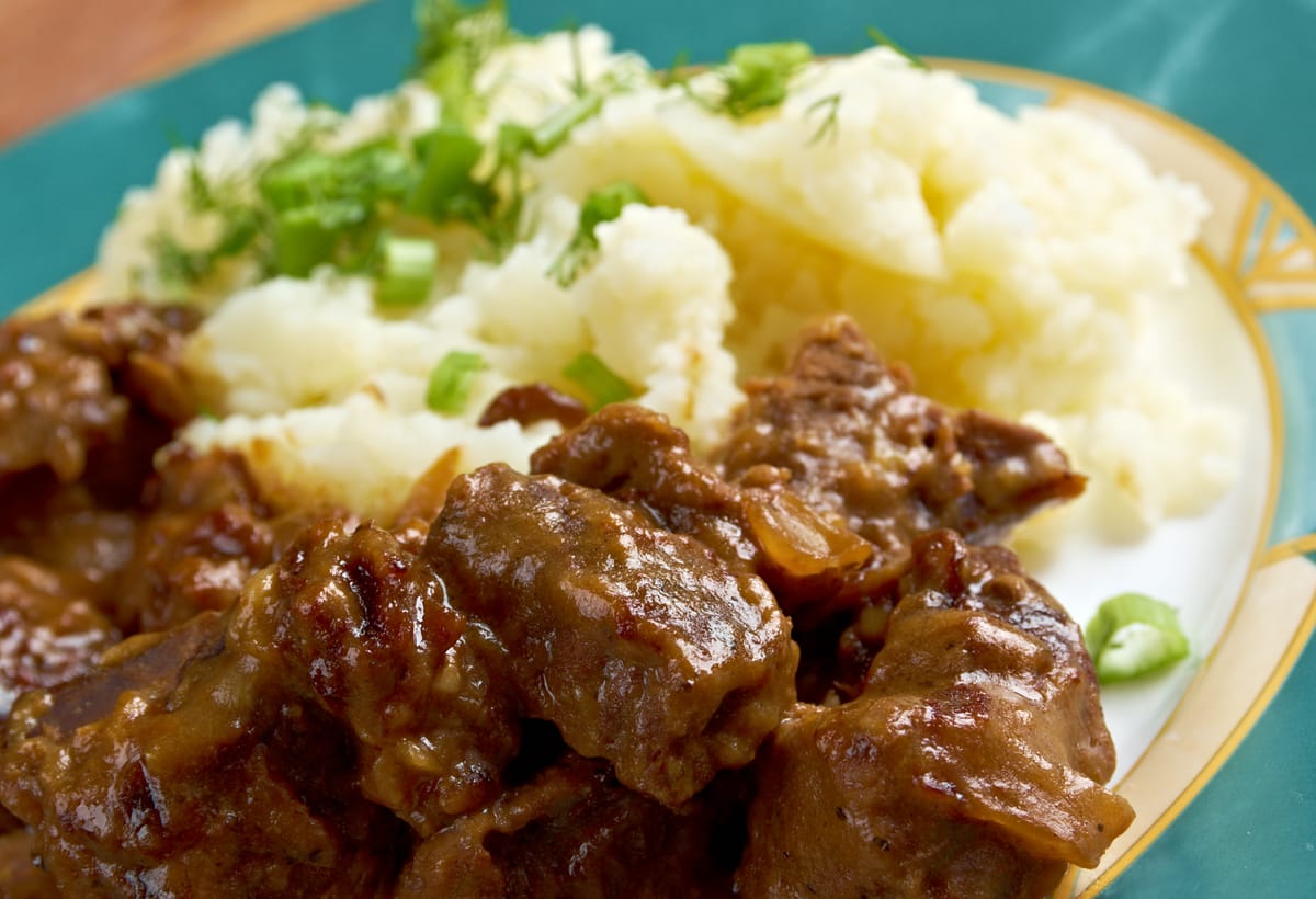 Beer-braised Beef