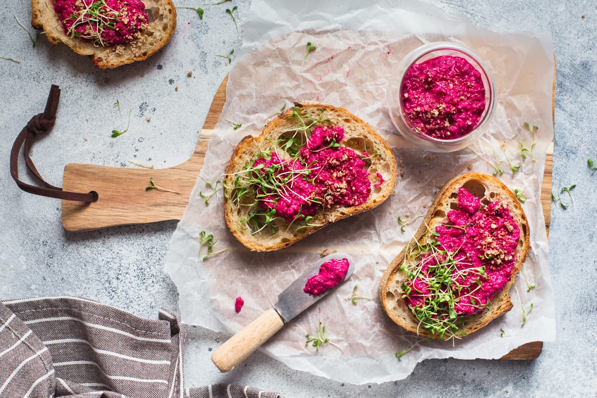 Roast Beet Toasts