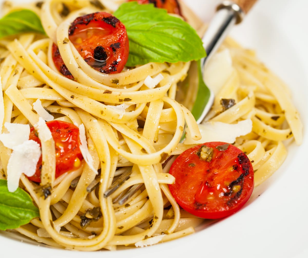 Fettuccine With Melted Brie