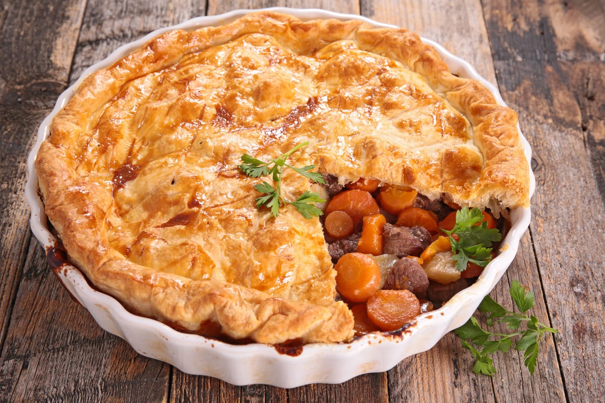 Venison Puff Pastry Pie