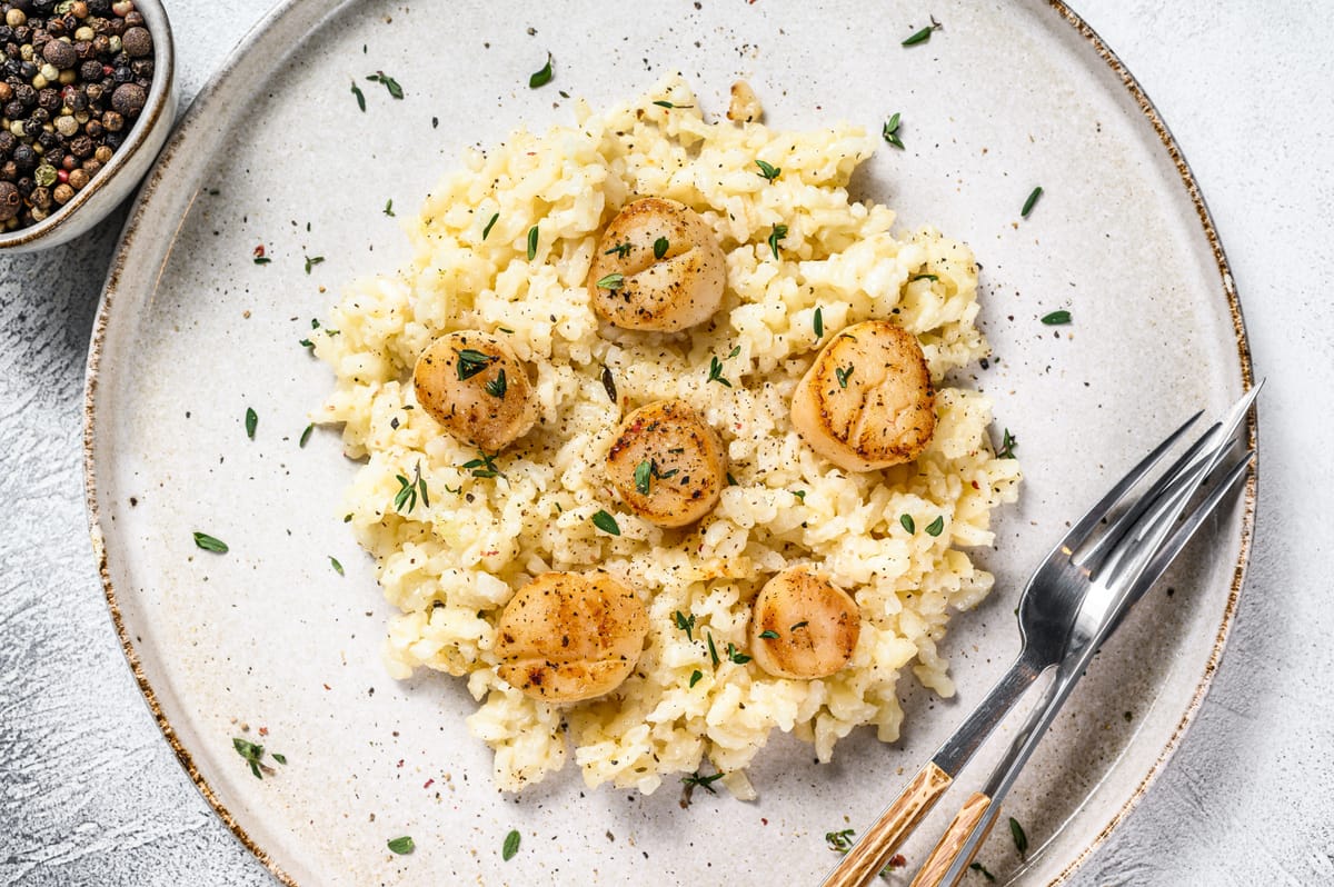 Scallop Risotto