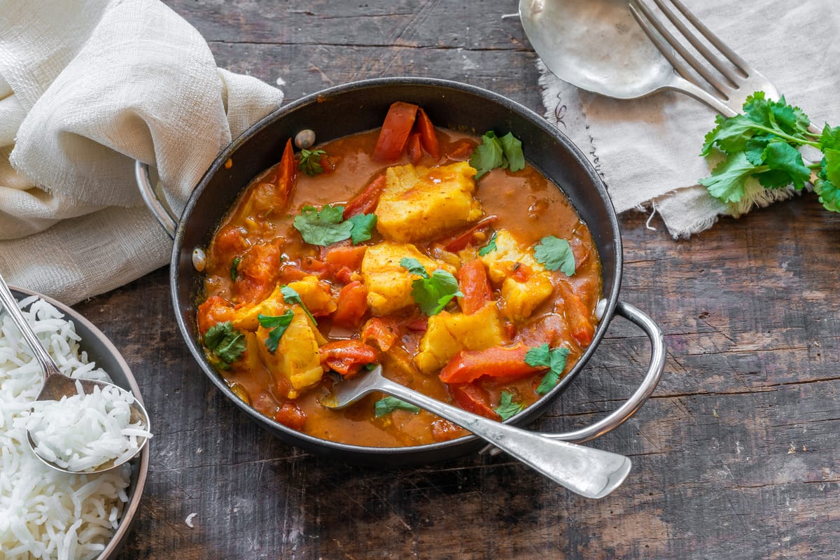 Keralan Fish and Kale Curry