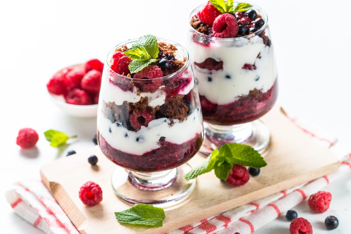 Easy Raspberry Parfait