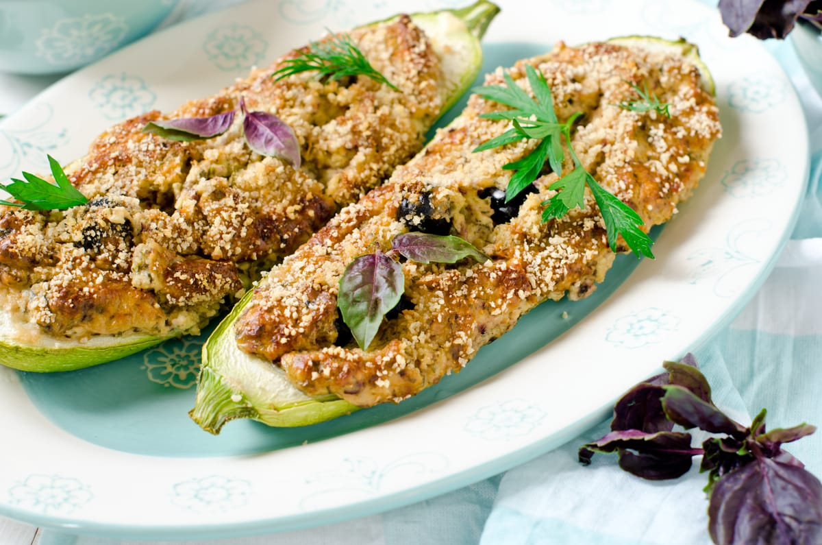 Greek-Style Lamb Courgettes