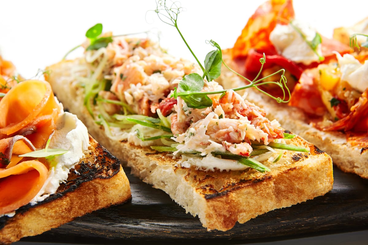 Creamy Crab On Toast